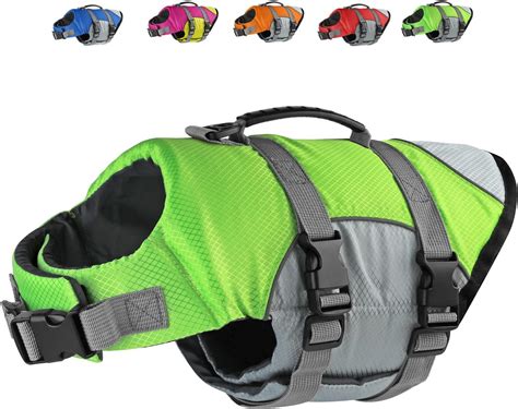 Amazon Tinsin ペット ライフジャケット犬用 ジャケット 水泳用フローティングベストイフ 救命胴衣 ペット海遊び 浮き輪 ワン