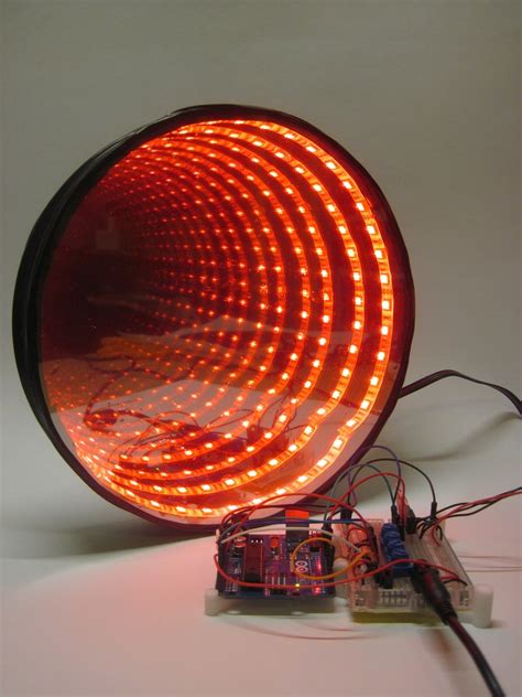 arduino controlled rgb led infinity mirror 13 steps with pictures instructables