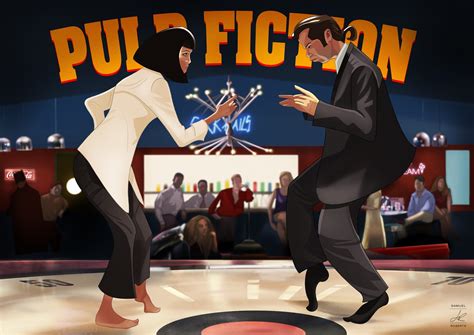 Artstation Pulp Fiction Dance Scene