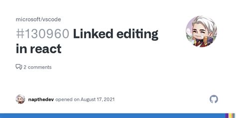 linked editing in react · issue 130960 · microsoft vscode · github