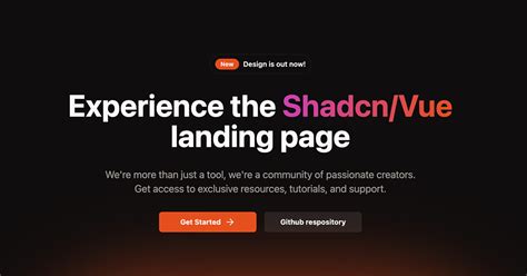Shadcnvue Landing Template All Shadcn