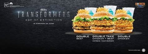 Chasing Food Dreams Burger King Rolls Out Transformers Blockbuster Deals
