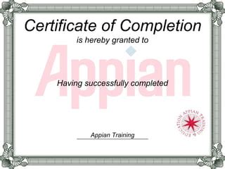 Appian Designer Ppt