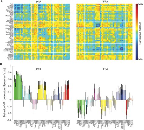 Ppa Versus Ffa Rdms And Individual Category Correlation With Behavior