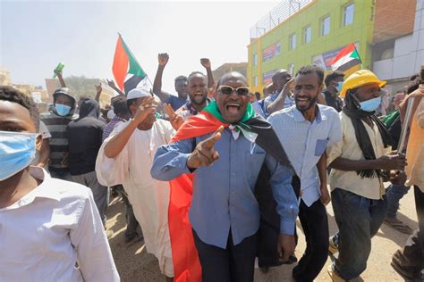 Tens Of Thousands Of Sudanese Protest On Coup Anniversary Protester Killed