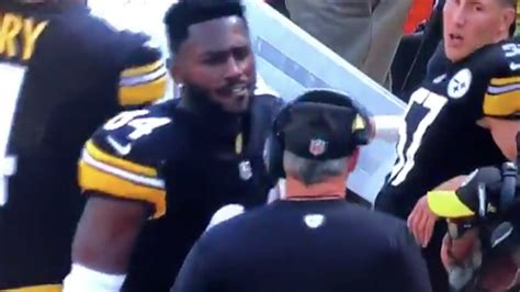 Steelers Antonio Brown Explains Why He Was So Angry On Sidelines
