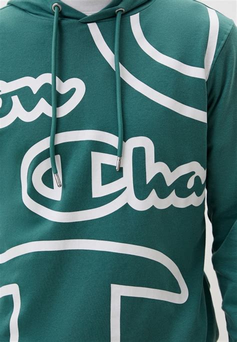 Худи Champion, цвет: бирюзовый, MP002XM00KOA — купить в интернет ...