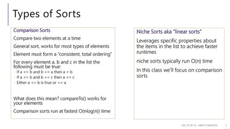 Lecture 15 Sorting Algorithms Ppt Download