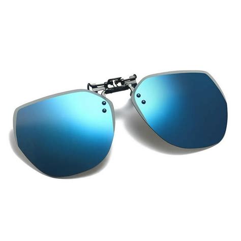 Pinyuzog Polarized Clip On Sunglasses Men Women Flip Up Sunglasses
