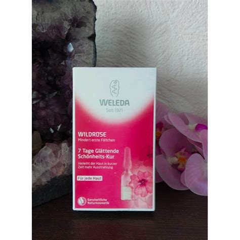 代購德國weleda 薇莉達 德國臉部精華 野玫瑰7日煥膚 7x08ml 蝦皮購物