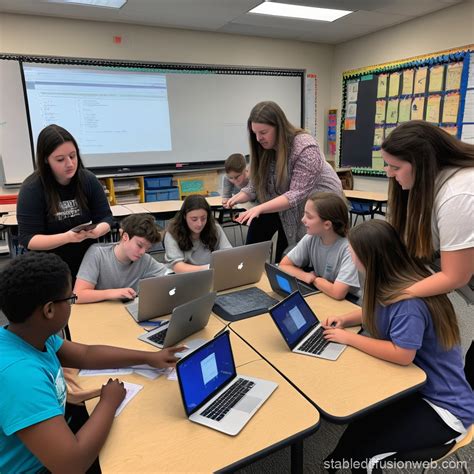 Collaborative Learning Environment With Technology Stable Diffusion