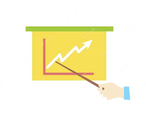 Premium Vector Growing Graph Icon