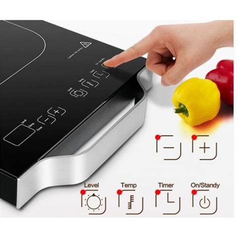 Single Burner Induction Cooker Cooktop With Handle Sense Touch Control