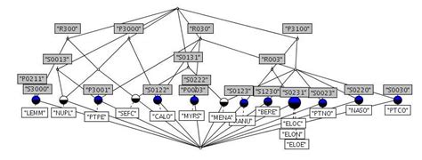 The Galois Lattice Built From Three Traits Of The Pattern Table