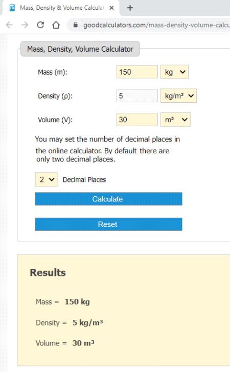 10 Best Free Online Density Calculator Websites