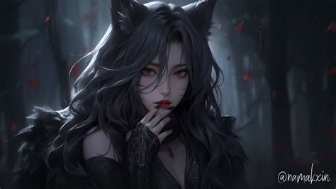 P08e7 Shadow Kitsune Ahri By Namakx On Deviantart