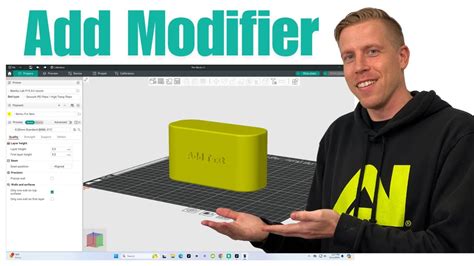 How To Add Modifier In Orca Slicer Youtube