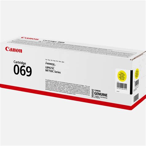 Original Canon Toner Cart 069 Black