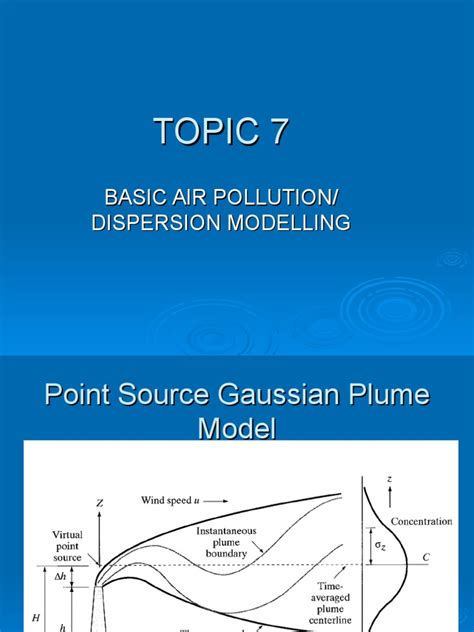 Pdf Topic 7 Basic Air Pollution Modelling Ppt Dokumentips