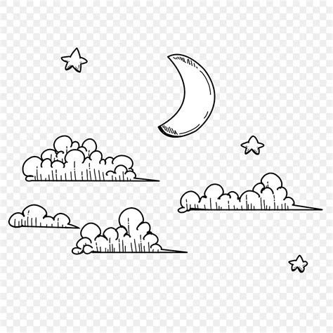 Sketsa Gambar Bulan