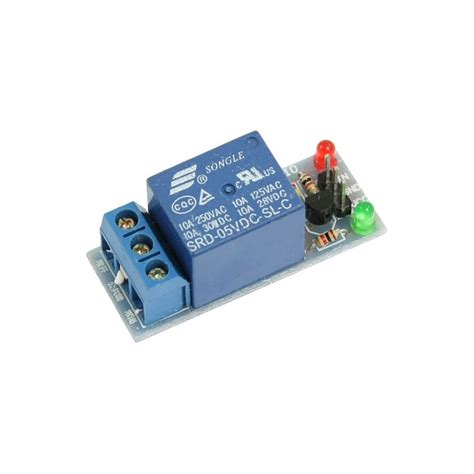 Módulo Relé 5v De Un Canal Compatible Con Arduino Con Leds