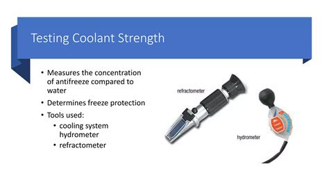 Testing Coolant Strength Ppt