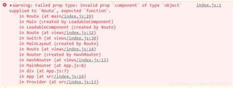 Warning Failed Prop Type Invalid Prop `component` Of Type `object