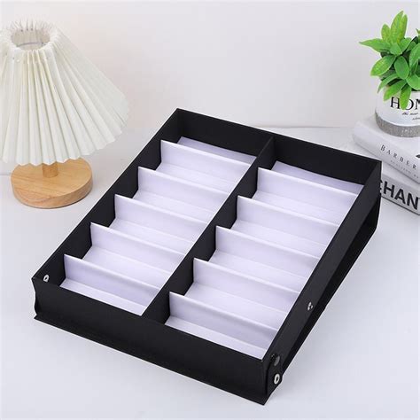 Display Case 12 Slots Glasses Tray Eyeglass Organizer Box Glasses Frame