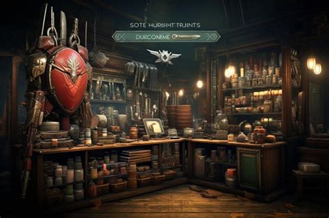 Assign Weapon And Health Items Premium Ai Generated Image