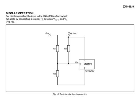 Audio Understanding Gain And Offset Resistor Network For Zn448zn449