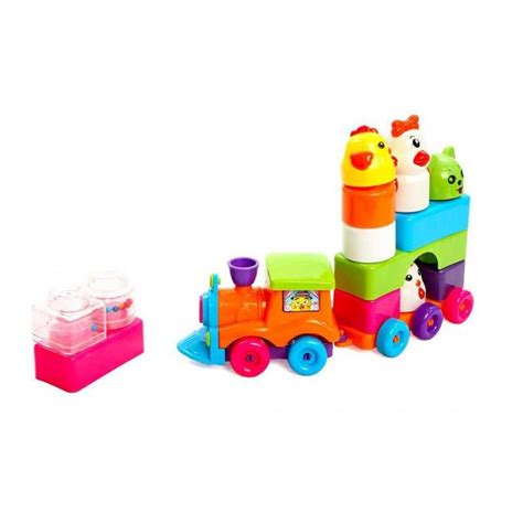 Set De Constructie Trenulet Pentru Copii