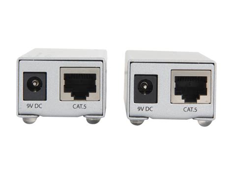 Rs232extc1 Serial Db9 Rs232 Extender Over Cat 5 Up To 3300 Ft Newegg Ca