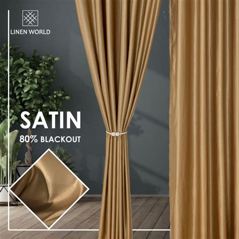 Langsir Raya 𝟐𝟎𝟐𝟑 】langsir Tebal Gold Color Harga Murah Berbaloi