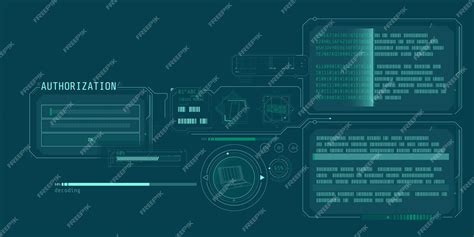 Premium Vector Data Decryption Program Interface With Authorization