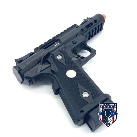 WE Tech Galaxy Hi CAPA Gas Blowback Airsoft Pistol Color Purple Checkered Frame US