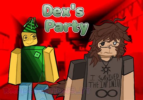 Dexs Party Full Gameplay Roblox Horror Game By Randomationsart On