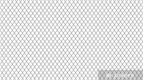Sticker Metal Mesh Fence Background Of Metal Mesh Isolated On White