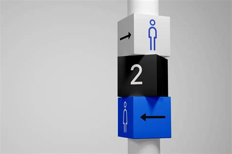Wayfinding Sign Free Mockup Free Mockup World