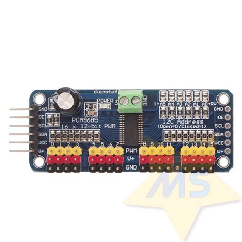 Módulo Pca9685 De 16 Canais Para Servo Motor
