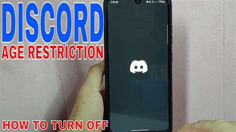 How To Turn Off Age Restriction On Discord Youtube