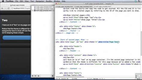 jquery mobile tutorial page titles and prefectching infiniteskills