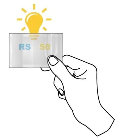 What Is Optically Variable Element With Colour Shifting Effect SWING Banknote Glossary