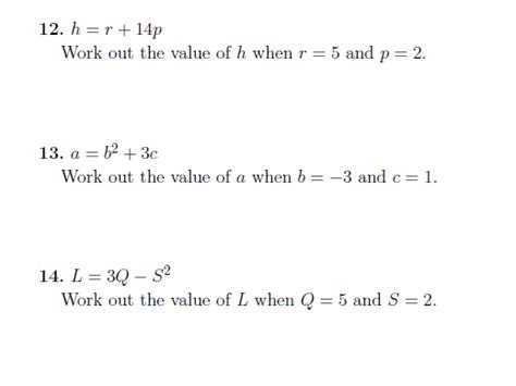 Formulae And Equations Bundle Teaching Resources