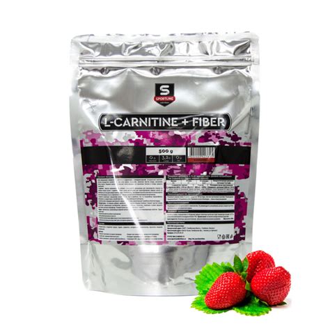 SportLine Nutrition L-Carnitine+Fiber Bag / L-карнитин / клубника, 500 ...