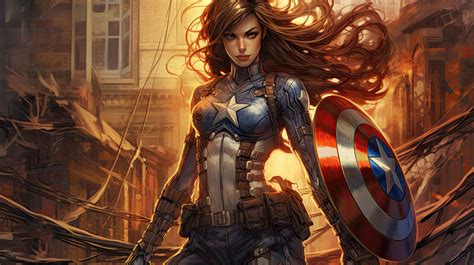 Women Captain America Myconfinedspace