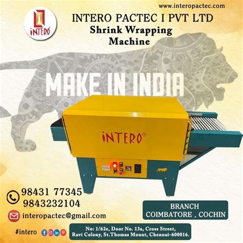 Shrink Wrapping Machine At 6000000 Inr In Coimbatore Tamil Nadu