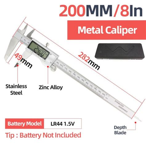 Metal Caliper Digital Pachometer Professional Vernier Caliber Measuring