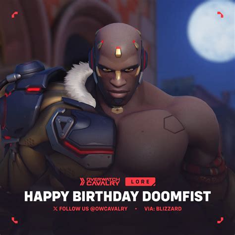 Happy Birthday To Doomfist The Overwatch Cavalry