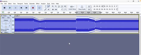 Audacity Creates An Extra Envelope Point When Copying A Selection To