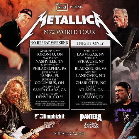 Concierto Metallica 19042025 Syracuse Jma Wireless Dome